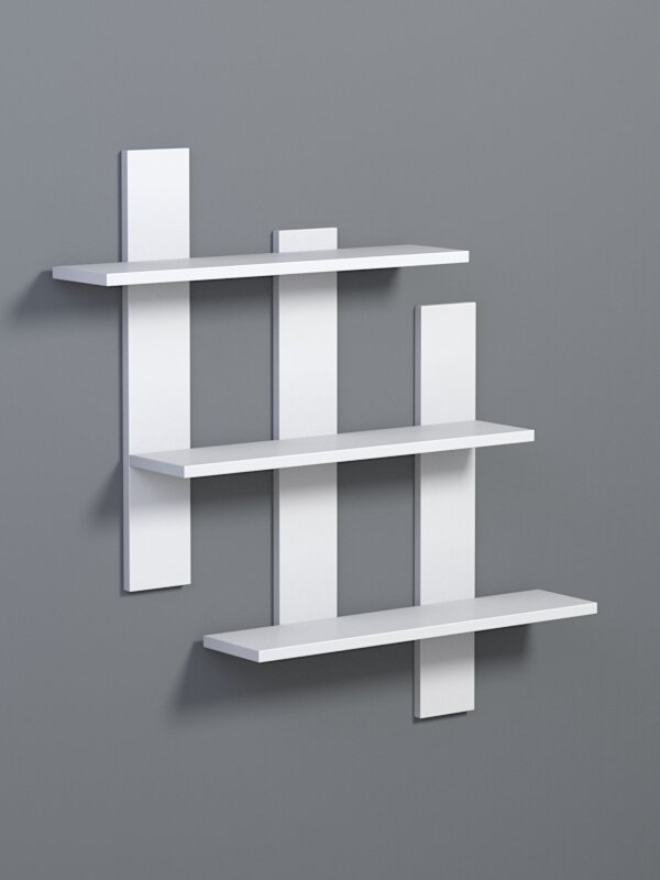 Полка настенная "вайб" №2, Белый. Производитель товара - компания Westcom.