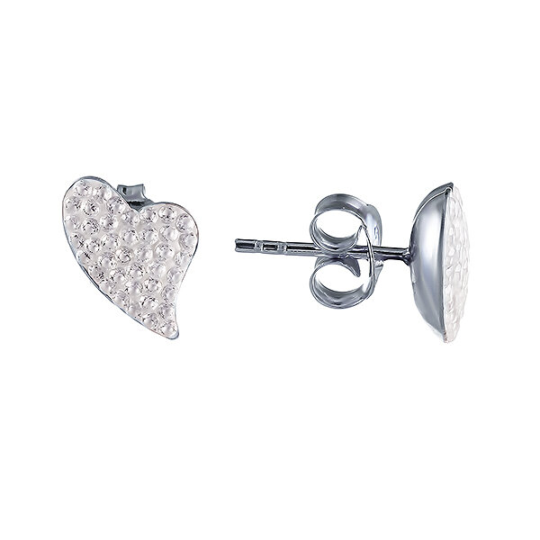 Серьги, серебро, 925 проба, фианит