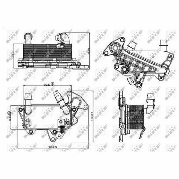 NRF 31264 Радиатор масляный АКПП для PASSAT B6 (2005-2010)/Skoda Octavia (A5 1Z-) 2004-2013