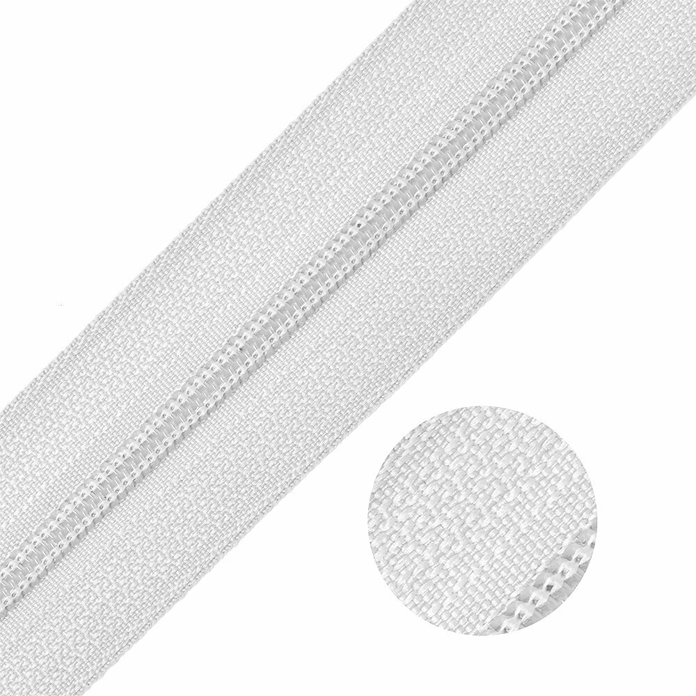 Молния MaxZipper рулонная СП#3 цв. F101 белый уп.200м