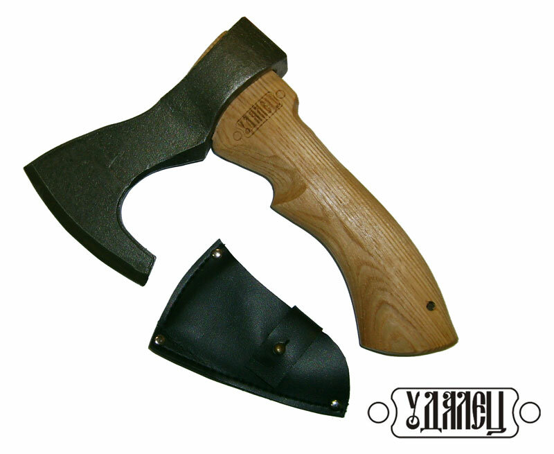 Топор мини 520г с деревянной ручкой "удалец" 20110