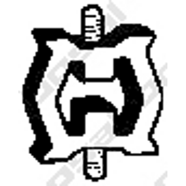 BOSAL 255-125 (18211437236 / 18211745426 / 18211745426) кронштейн глушителя резиновый