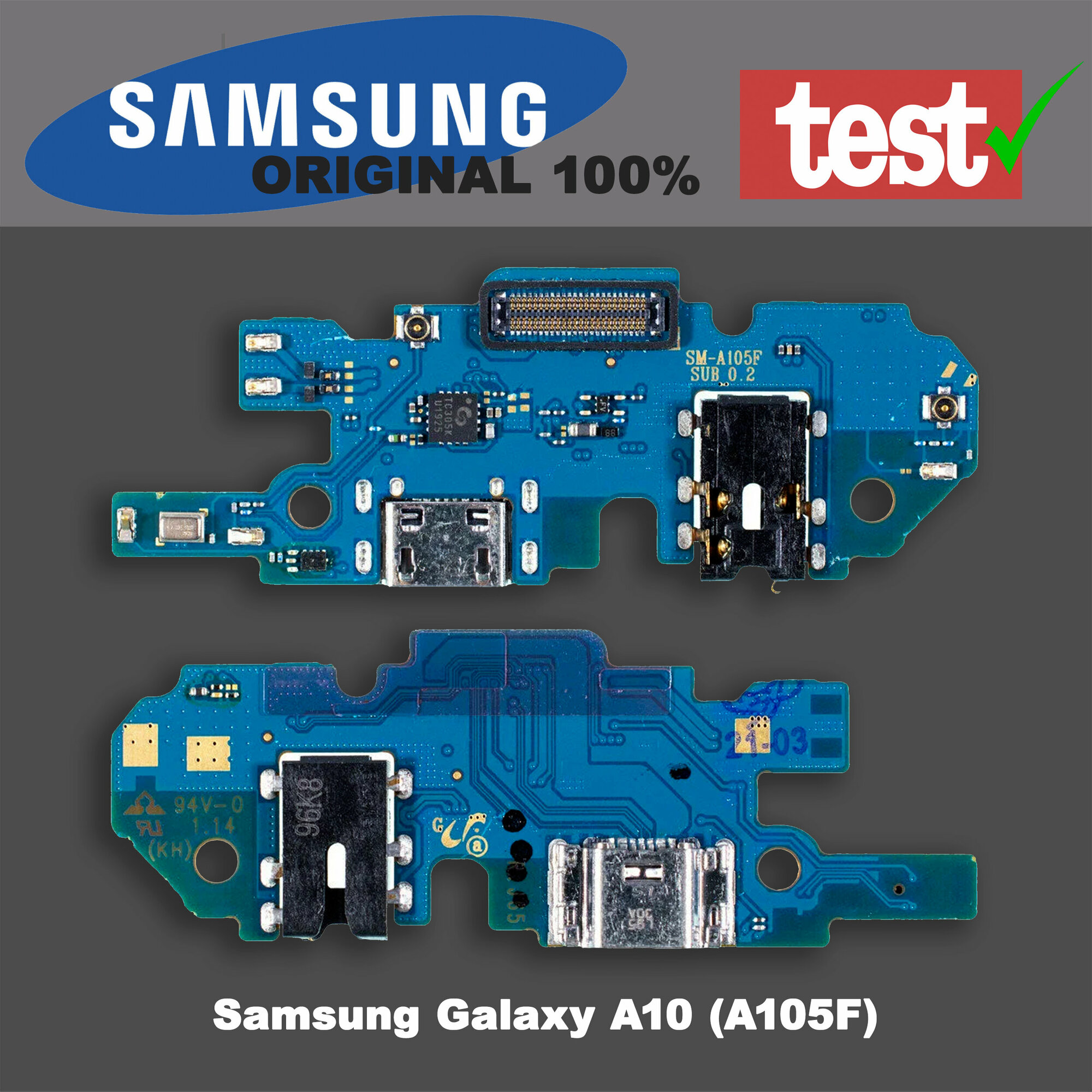 Нижняя Плата (шлейф) на Samsung Galaxy A10 (A105F) KASIK: store