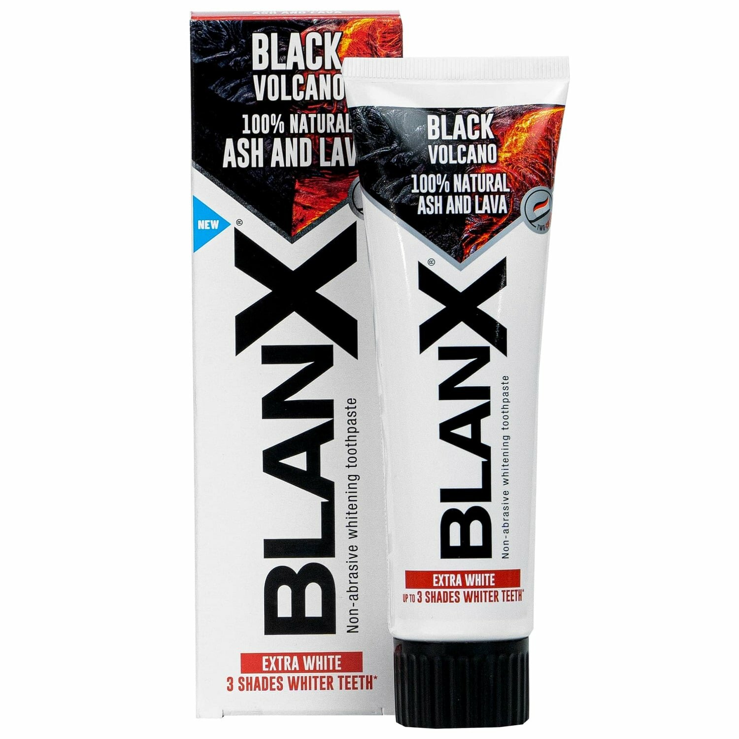 Бланкс BlanX Зубная паста Black Volcano, Черный Вулкан, 75 мл