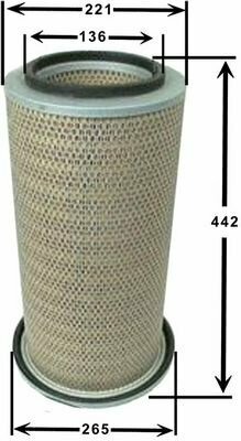 Воздушный фильтр A363J JS Asakashi