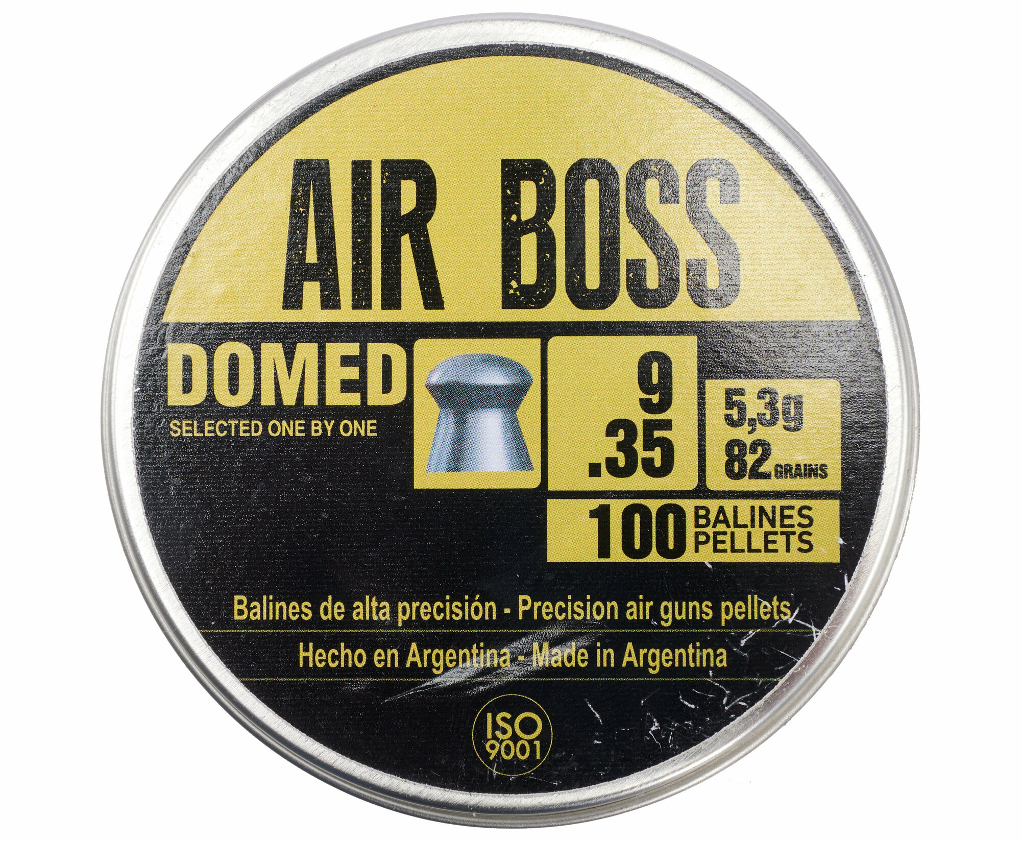 Пули пневматические Apolo Air Boss Domed 9 мм (100 шт, 5.3 грамма)