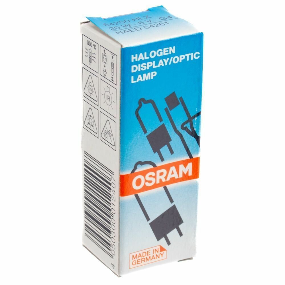 Лампа OSRAM HLX 64250 ESB 6V20W G4 для Olympus CX21 CX22 BX21