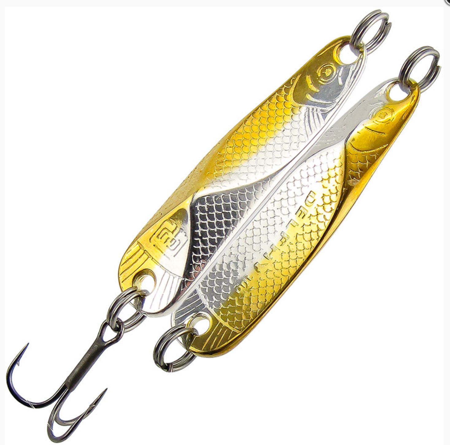 Блесна из латуни RB (Русская Блесна) Делфи 17г - 04, 57mm