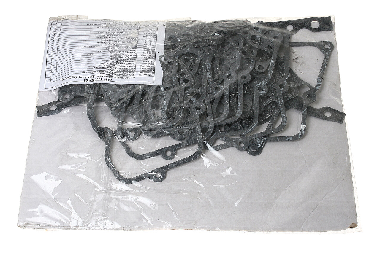 Прокладка двигателя ЯМЗ-6581,6583 (раздельная ГБЦ) комплект без ГБЦ (30 наименований) РД