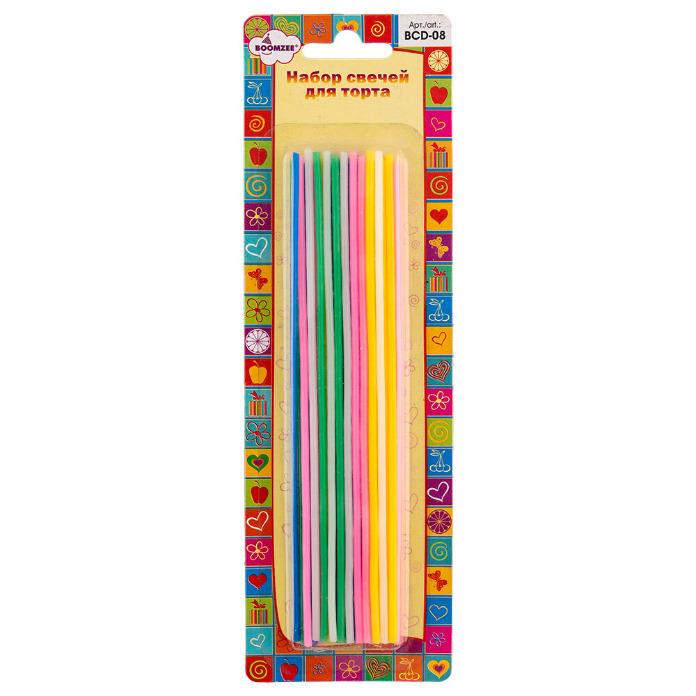 Свечи тортово-коктейльные BCD-08 24 шт.
