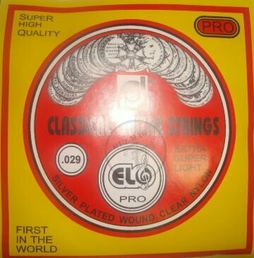 Струна для акустической гитары ELO N6 Silver
