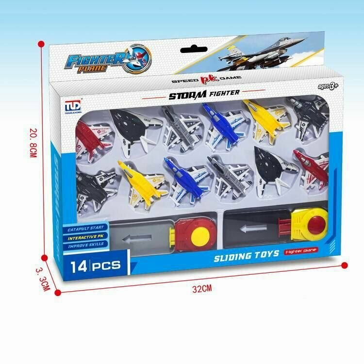 Набор самолетов 12 шт. с запуском