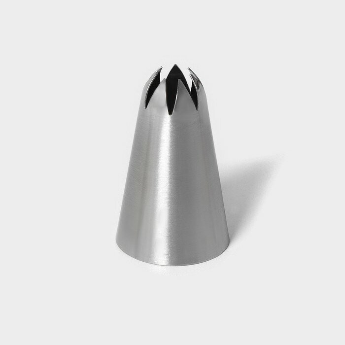 Насадка кондитерская «Закрытая звезда», d=3 см, выход 1,8 см, нержавеющая сталь, 2957178