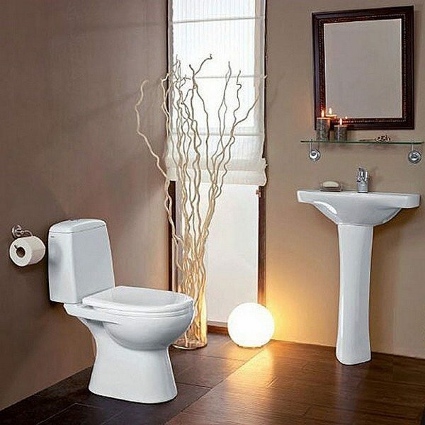 Унитаз-компакт Santek Цезарь 1. WH30.1.746 напольный с микролифтом