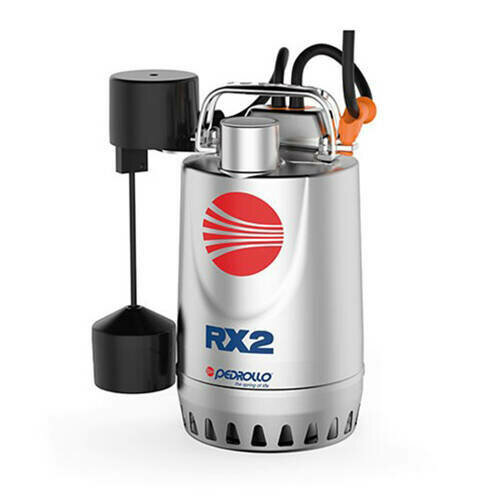 Насос дренажный Pedrollo RXm 1-GM - 0,25 кВт (1x230 В, Qmax 160 л/мин, Hmax 7,5 м, кабель 5 м)