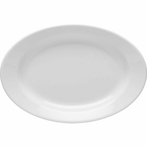 Блюдо для рыбы Кашуб-хел материал фарфор высота=5, длина=38, ширина=22 см.