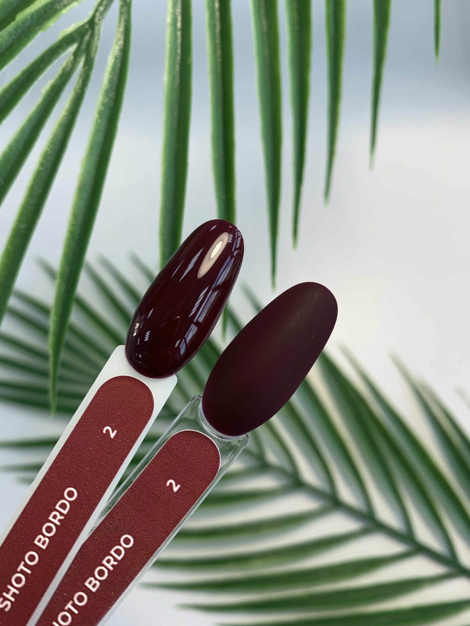 Shoto bordo gel color. Гель лак для ногтей для маникюра и педикюра. Оттенок 2.