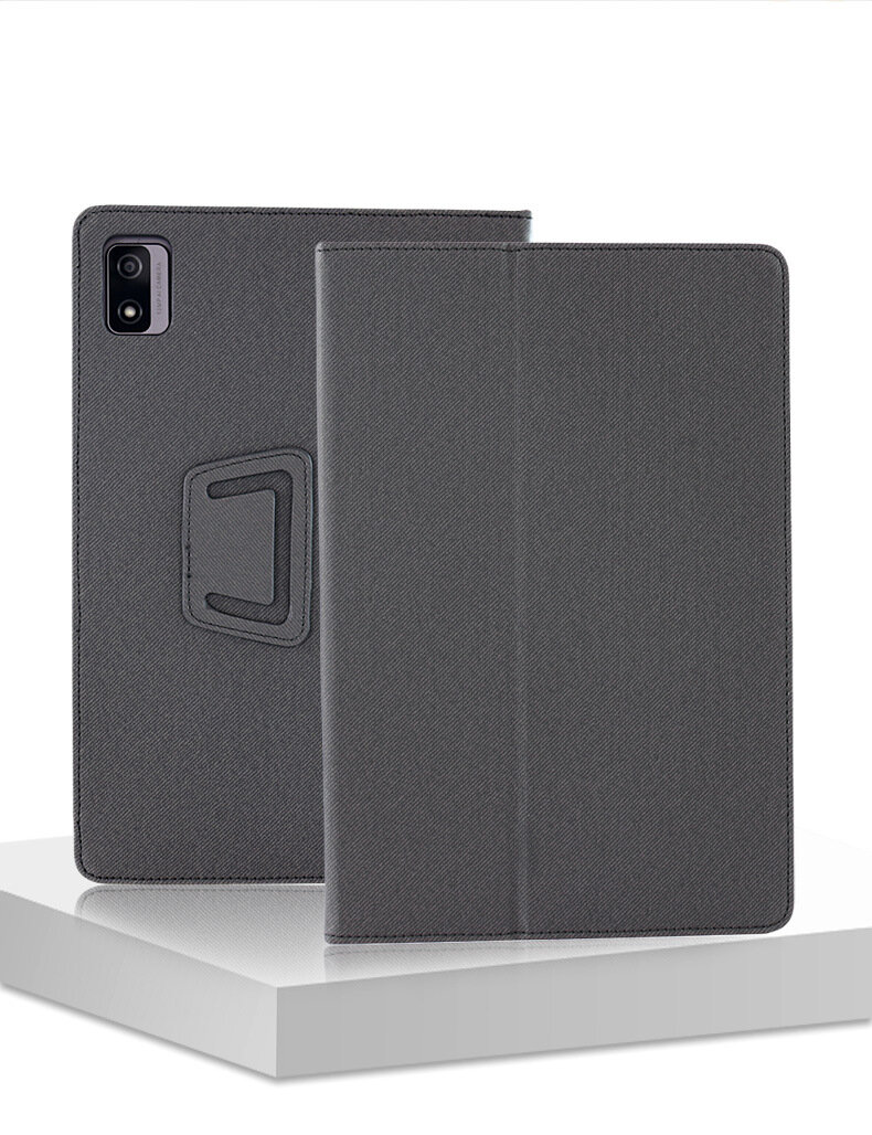 Чехол-обложка MyPads для Teclast M50 Pro из качественной импортной кожи с мульти-подставкой, в черном цвете