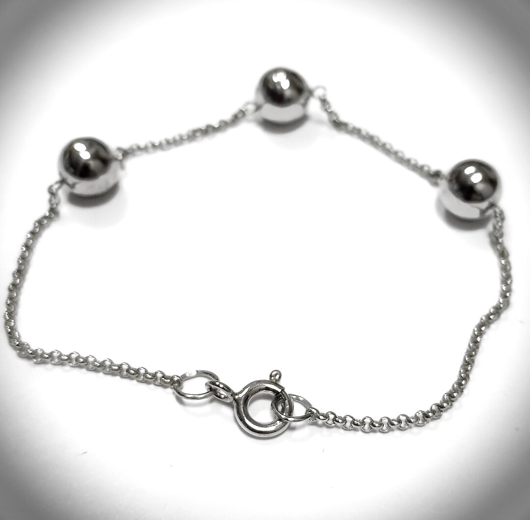 Браслет-цепочка, серебро, 925 проба