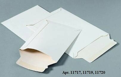 100 шт. Пакет Драйв Директ картонный белый 185х255 мм 500 шт, целлюлозный картон 275 гр/м2, Германия