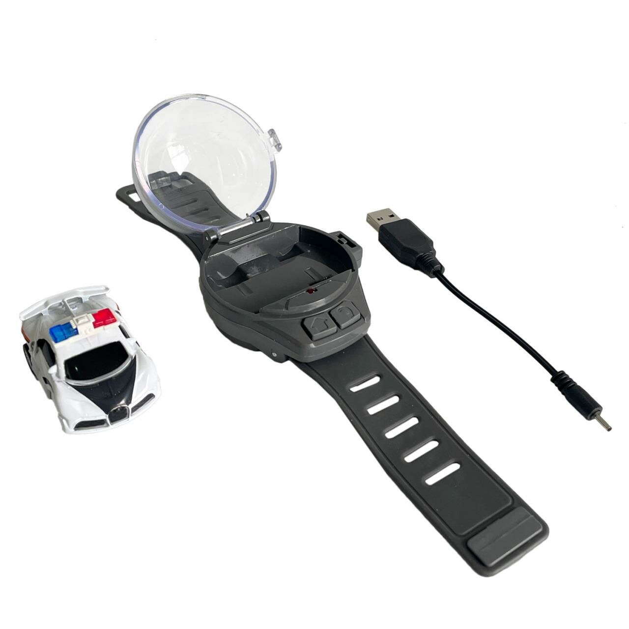 Радиоуправляемая машинка Bondibon "Полиция", на пульте, управление браслетом