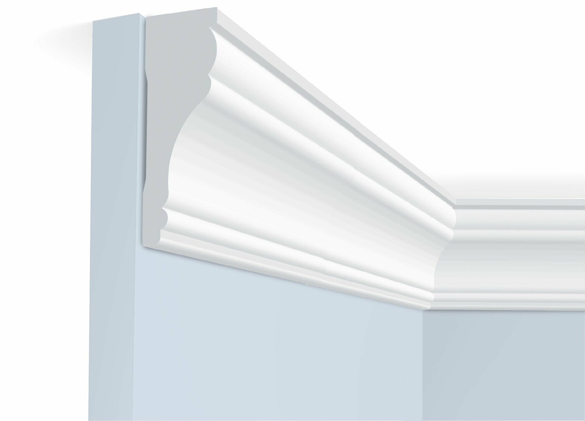Карниз ударопрочный HiWood T1011 (110*40*2000 мм)