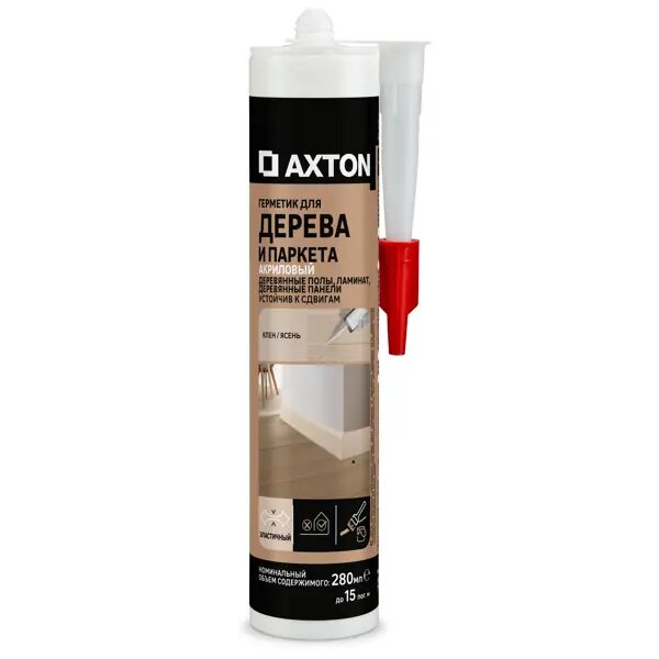 Герметик акриловый Axton для дерева цвет Клён 280 мл