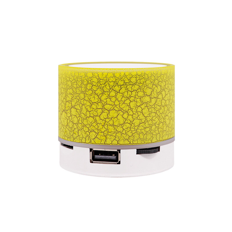 Колонка A10 3-в-1, Bluetooth, FM, TF карта, металлический корпус, желтая