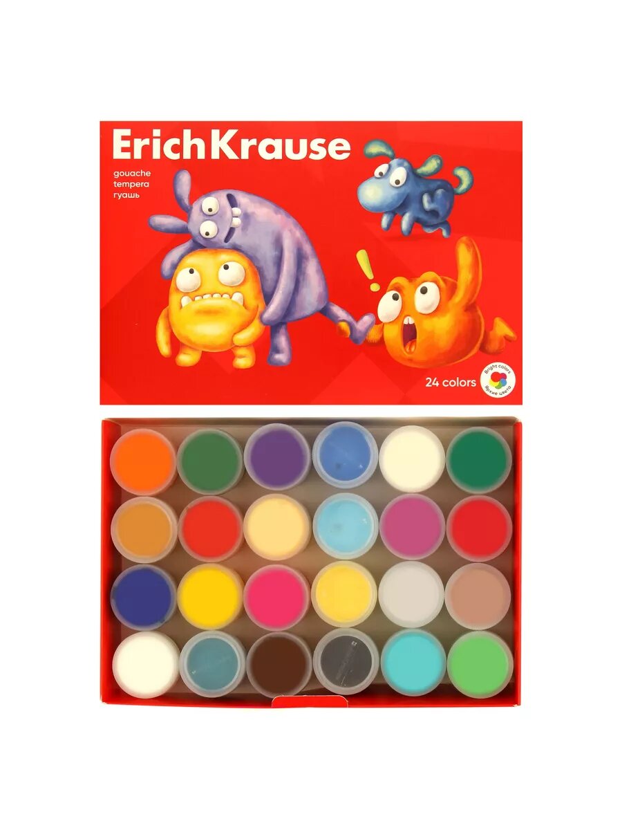 Гуашь 24 цвета