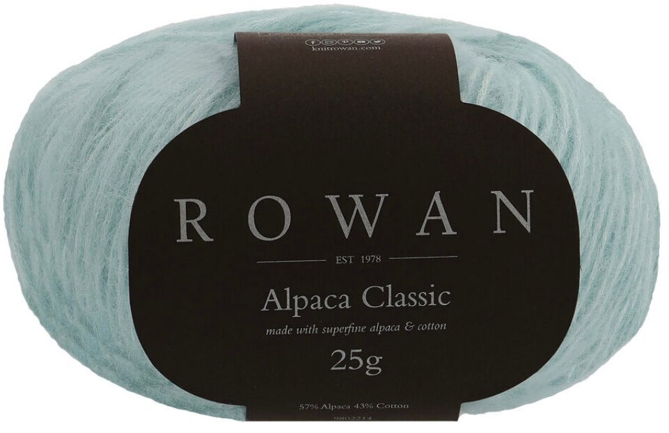 Alpaca Classic /Альпака Классик/ пряжа Rowan, 9802214 (131, ice blue (ледяной синий), голубой)