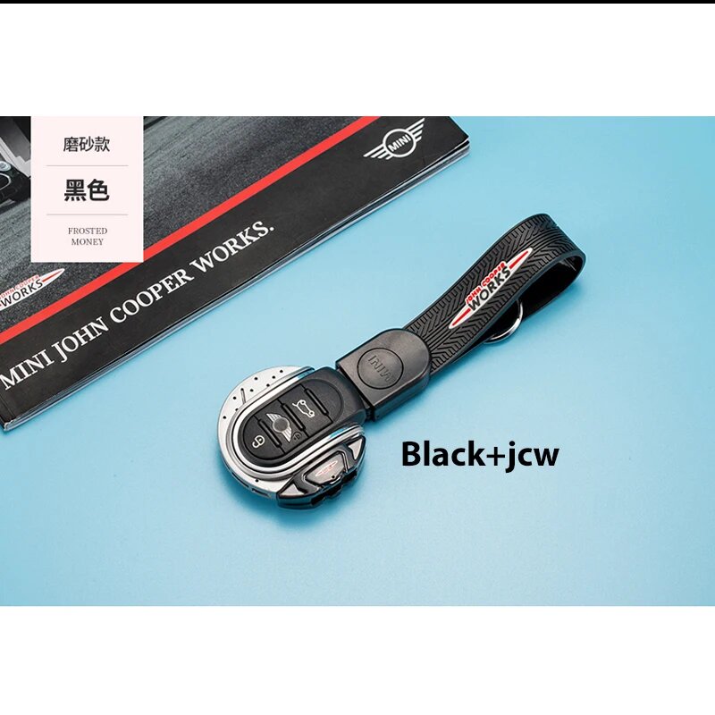 Чехол для ключей iJDM JCW для ключей от mini cooper, чехол для ключей, брелок для ключей black JCW