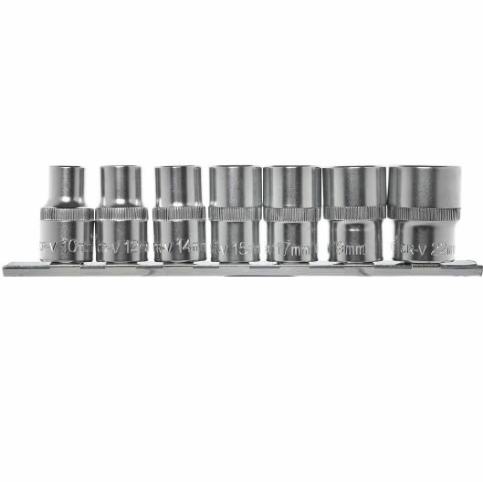 Набор головок "KRAFT" KT 700309 (1/2", 10-22 мм, 7 предметов)