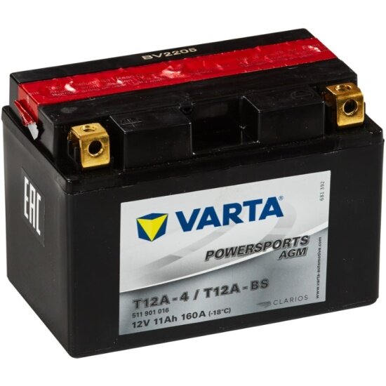 Аккумулятор Varta AGM 511 901 016, 150x88x105, прямая полярность, 11 Ач