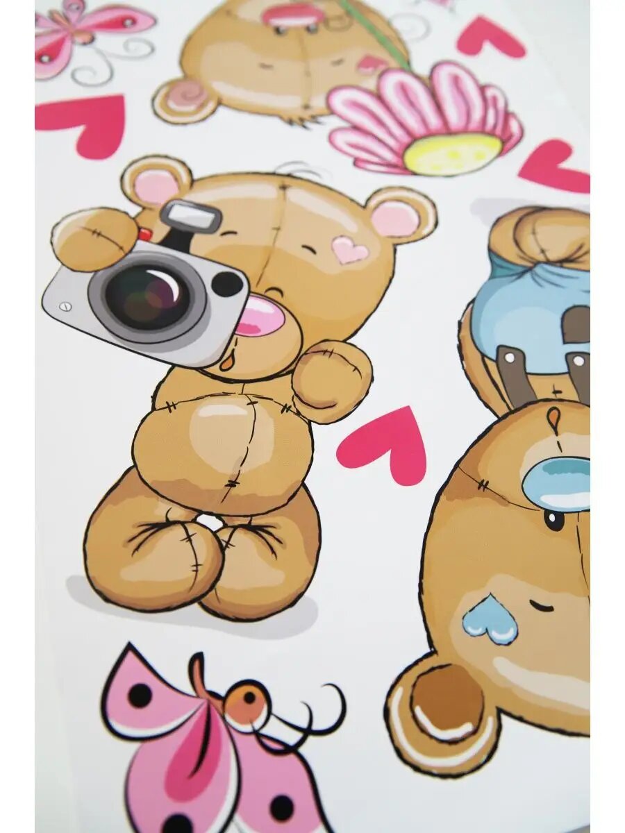 Интерьерные наклейки детские декоративные на стену обои