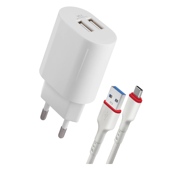 Сетевое ЗУ DEFENDER UPC-24 2XUSB 5V/2.1A