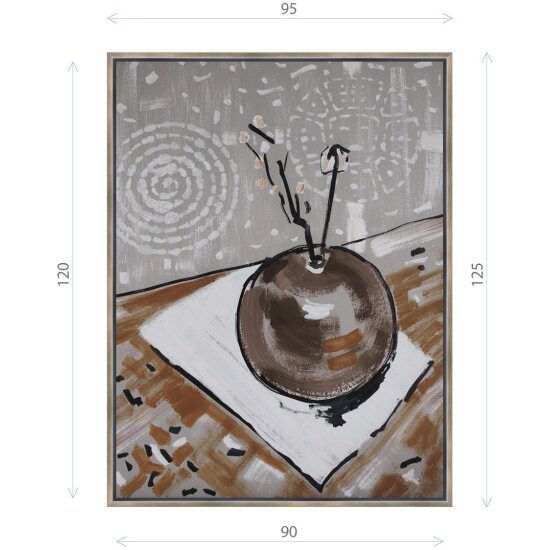 Картина Декор Депо Константина Малютина Шар Маюко Матовый холст в раме 125х95 см