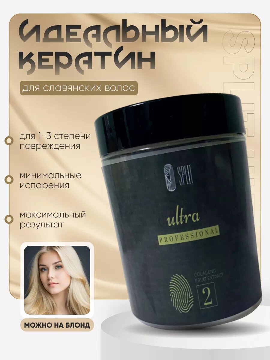 Split Ultra состав для выпрямления волос 300 мл