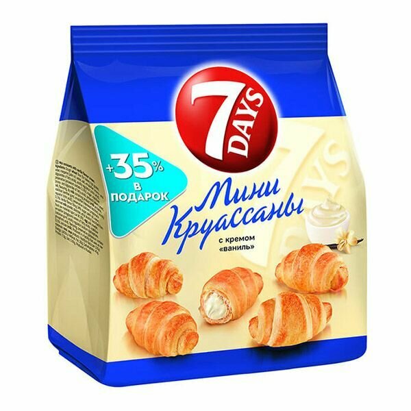 Круассан Мини ваниль 7DAYS, 265г