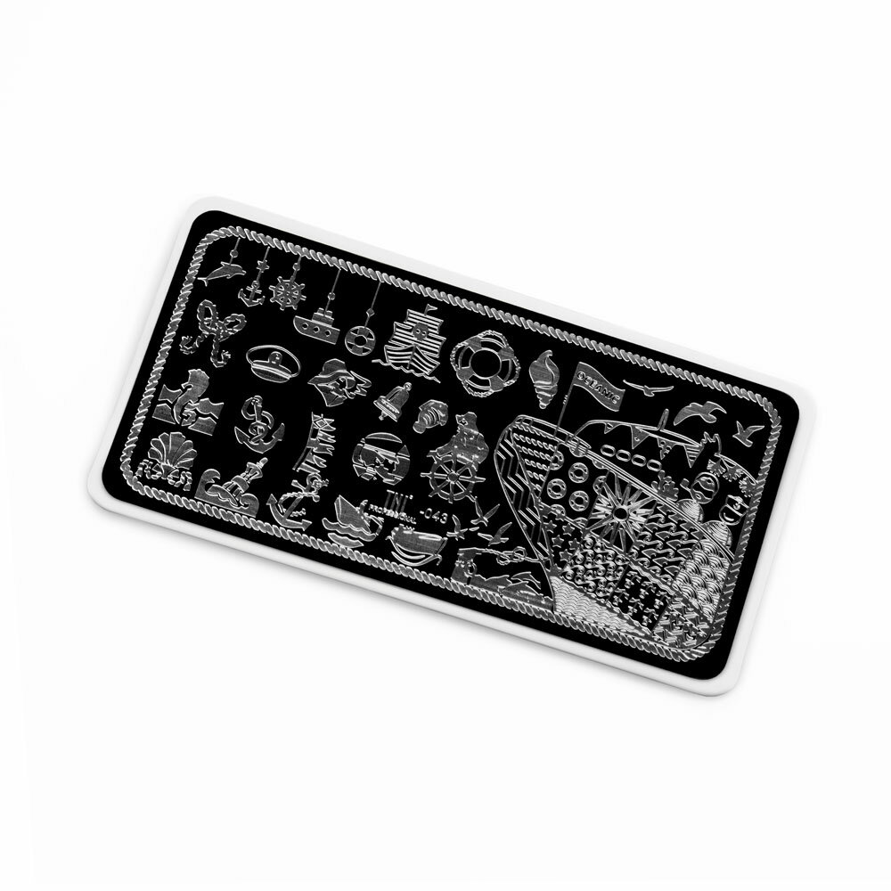 Tnl premium пластина для стемпинга №43 - тихий океан