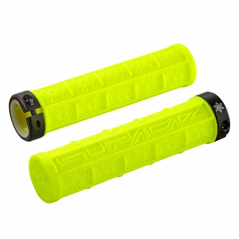 Грипсы Supacaz Grizips, Lock-on, Neon Yellow