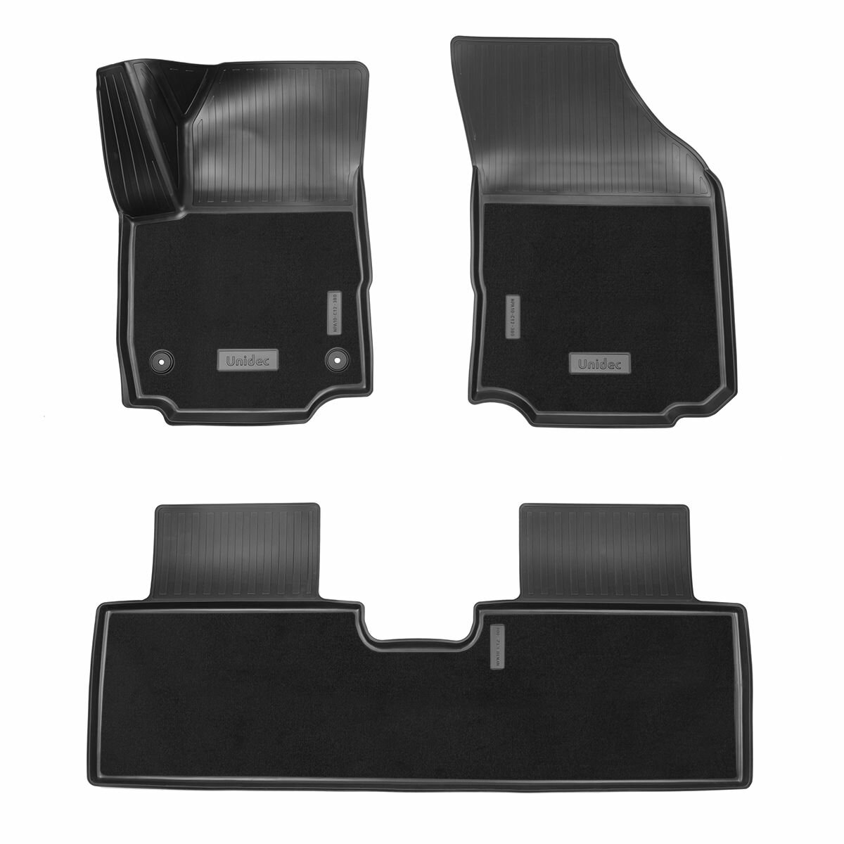 Ковры в салон Norplast/Unidec для Chevrolet Equinox III (2017-)Полиуретан, Черный, арт. NPA10-C12-380-CM (Черный)