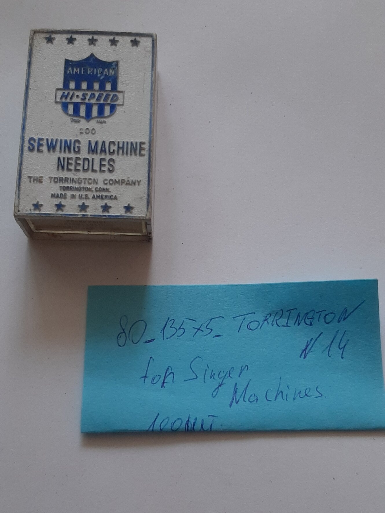 25шт Промышленных швейных игл Torrington for Singer machines hi speed 135x5 RP № 014