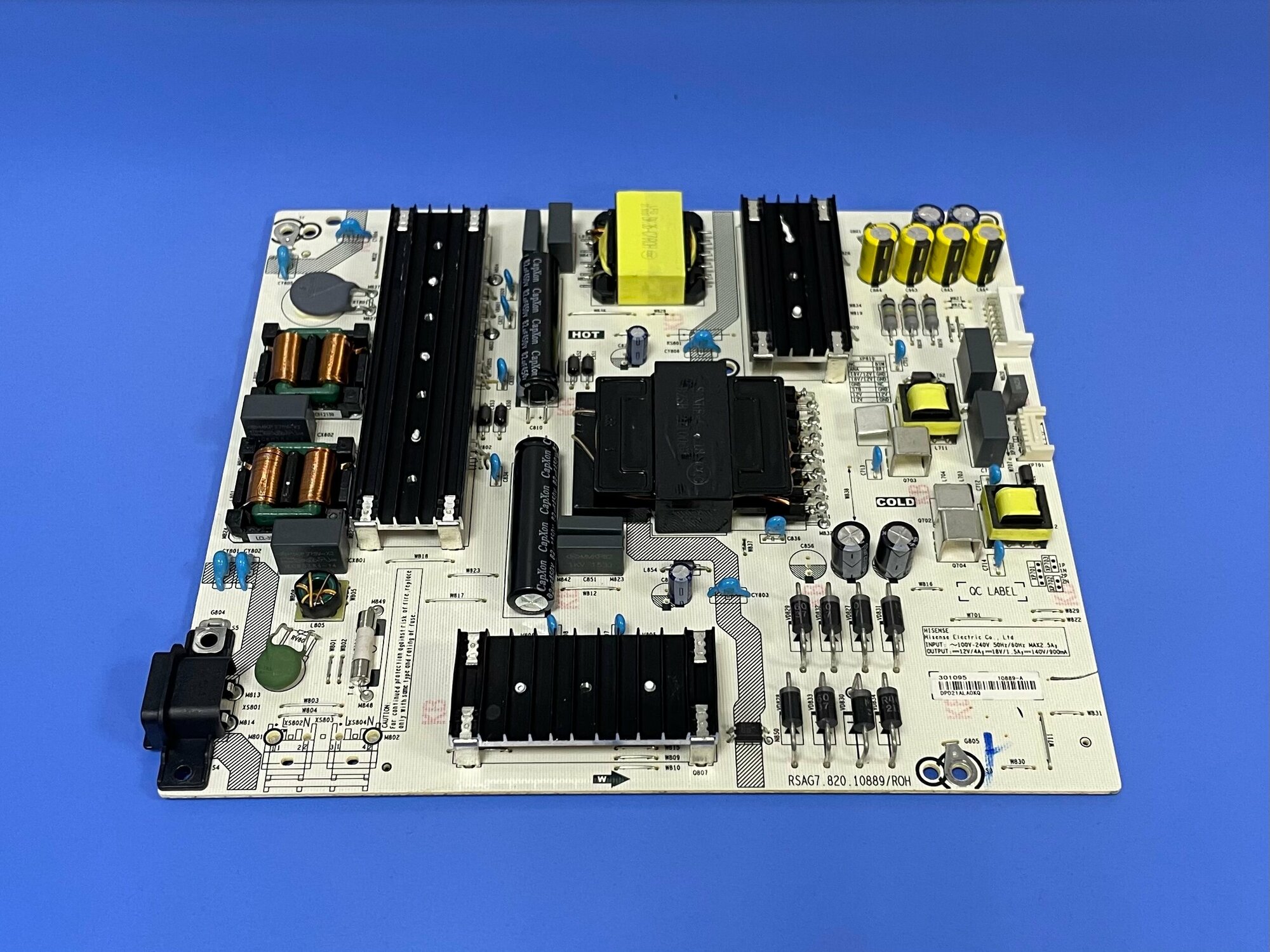 Блок питания RSAG7.820.10889/ROH телевизора Toshiba 65M550KE