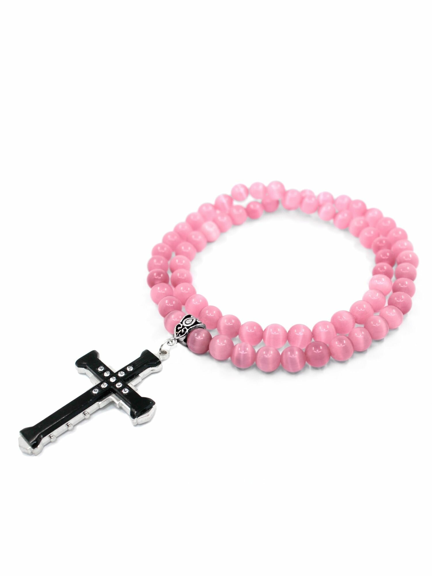 Бусы, кошачий глаз