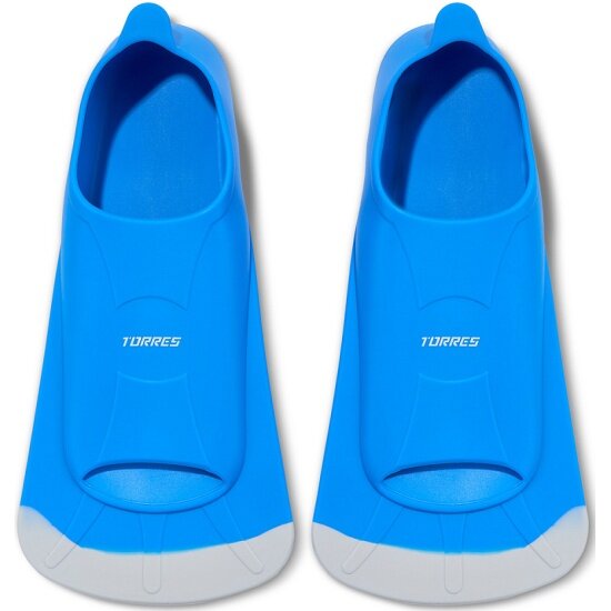 Ласты для бассейна Torres F02, SWF022404BL, р. EU 40-42 (M), сине-серый