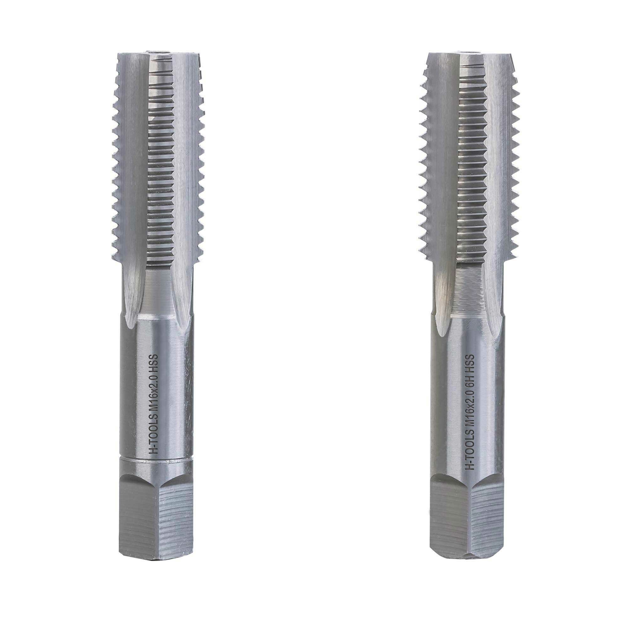 Набор метчиков 2шт H-Tools HSS-G DIN352 6h М16х2,0 230160TXHT-2
