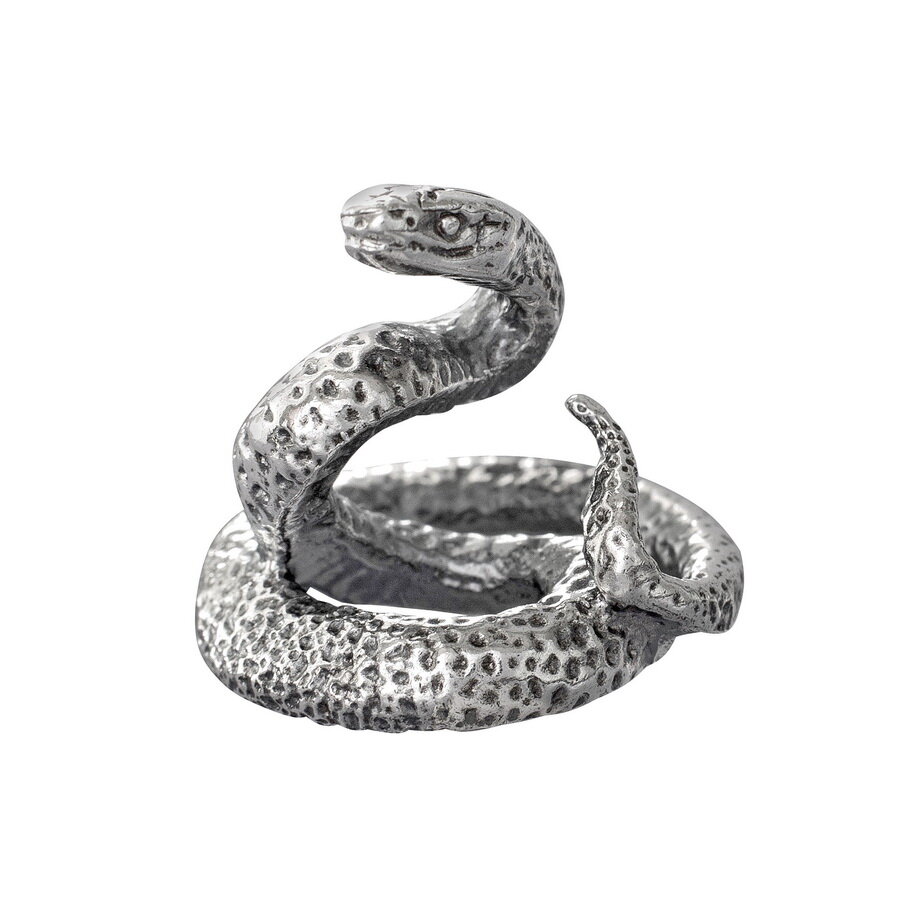 Серебряная статуэтка Змея (Подарок на Год Змеи)