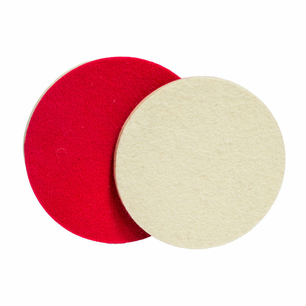 Насадка полировальная мех натур. на липучке 125 х 7 мм "Кедр"