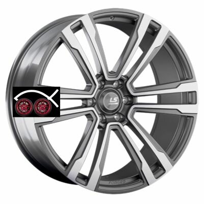 Колесный диск LS Forged LS FG11 10x24 6x139.7 ET20 D77.8 серый