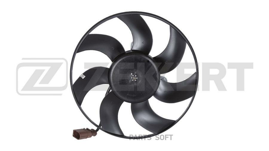 ZEKKERT MK-7066 Вентилятор радиатора VW Passat VI 05- Golf V VI 04- Jetta III IV 05- Audi A3 II 03- Skoda Octavi ()